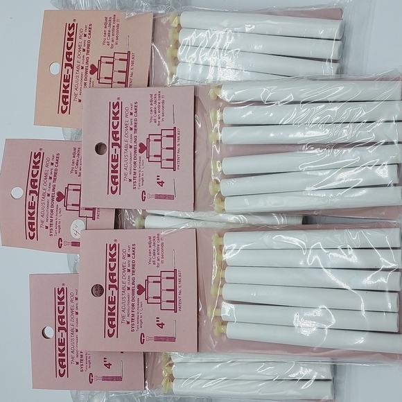 Cake -Jacks | Kitchen | Cake Jacks 4 Adjustable Dowel Rod 5pks Of 6 Nib ...
